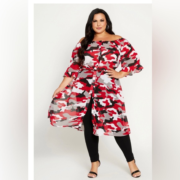 Ashley Stewart | Tops | Nwt Ashley Stewart Sheer Hi Low Duster | Poshmark